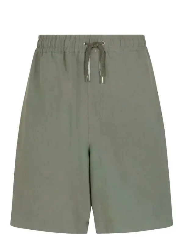 Giorgio Armani Drawstring-waist Trousers - Green