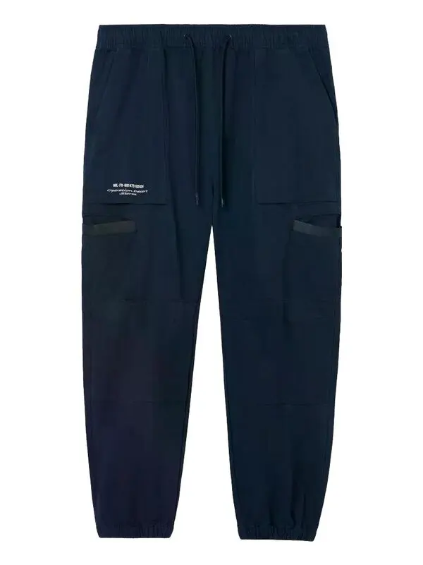 FINGERCROXX Drawstring Track Pants - Blue