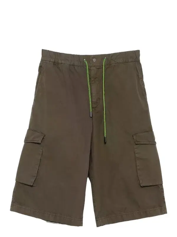 Herno Drawstring-fastening Cargo Shorts - Green