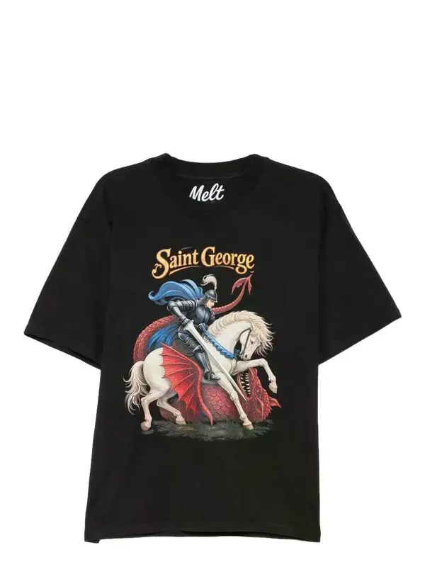 MELT Horse-print T-shirt - Black