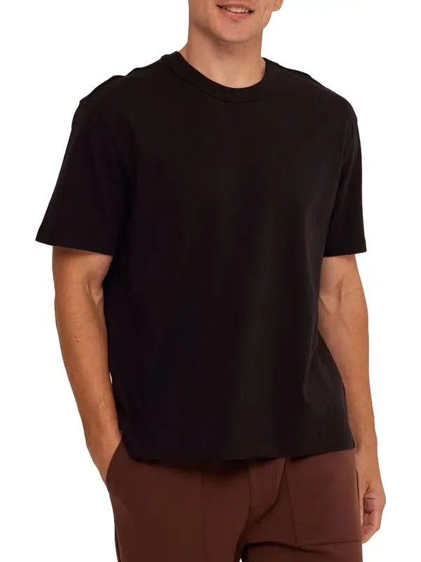 THREADS 4 THOUGHT Johnny Relaxed Fit Cotton Jersey T-shirt - Black