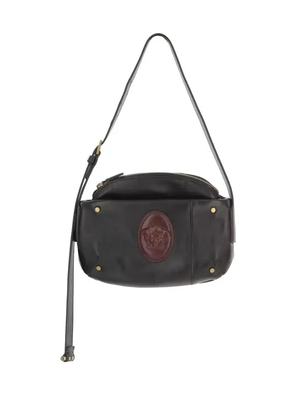 Versace Medallion Shoulder Bag - Black