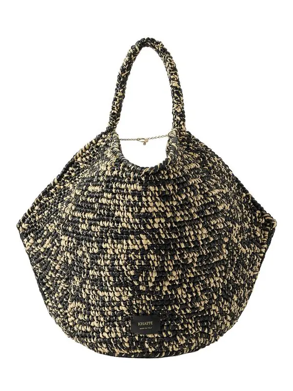Khaite Lotus Medium Two-tone Woven Tote - Multi