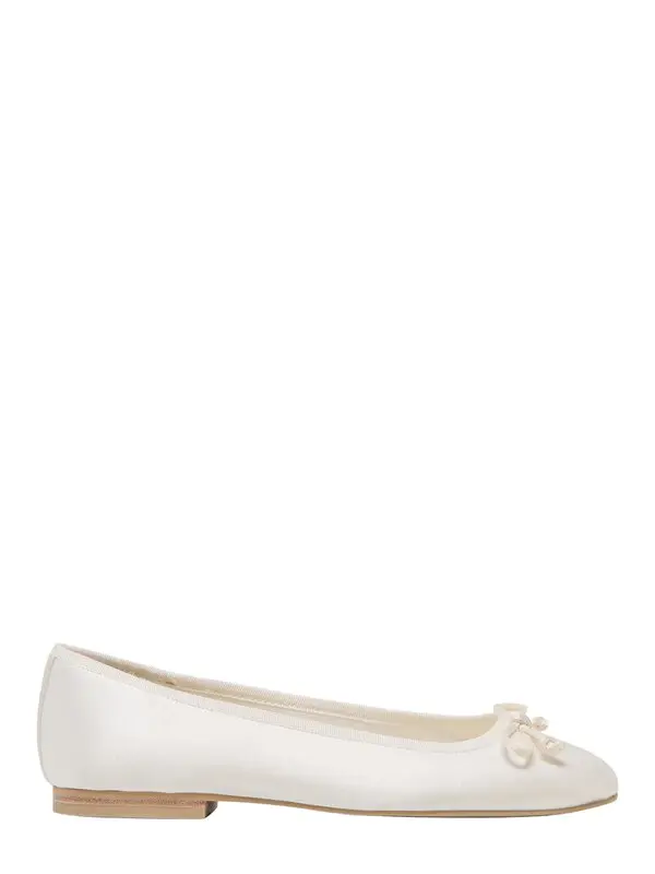 DOLCEVITA Ritla Ballerina Flat - White Satin