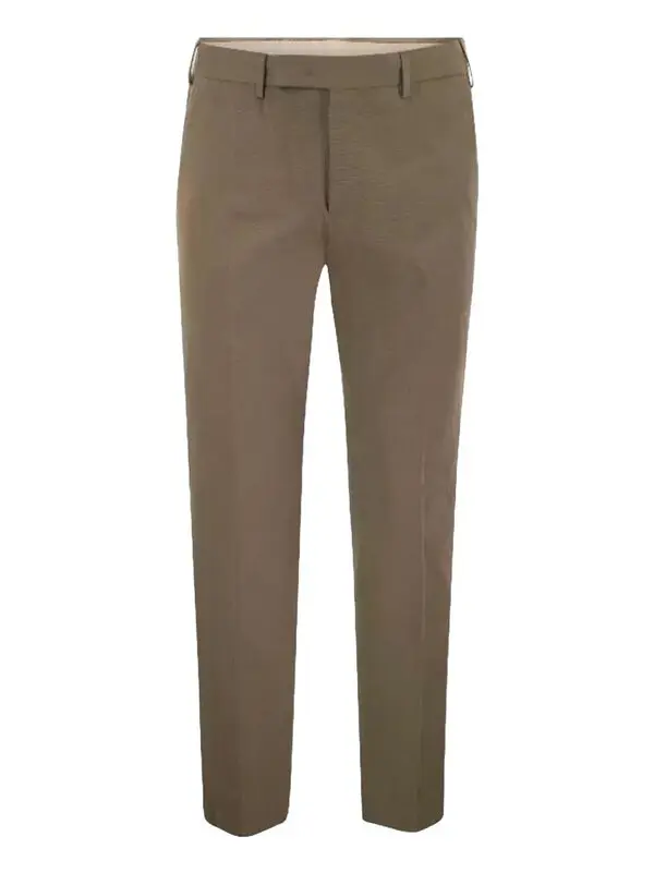 PT TORINO Textured Trousers - Brown