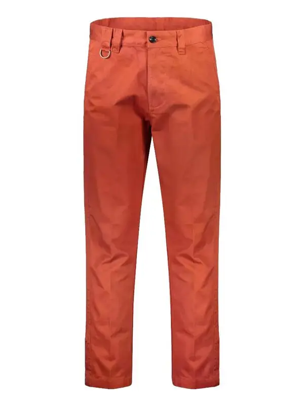 DIESEL® Straight-leg Cotton Trousers - Orange