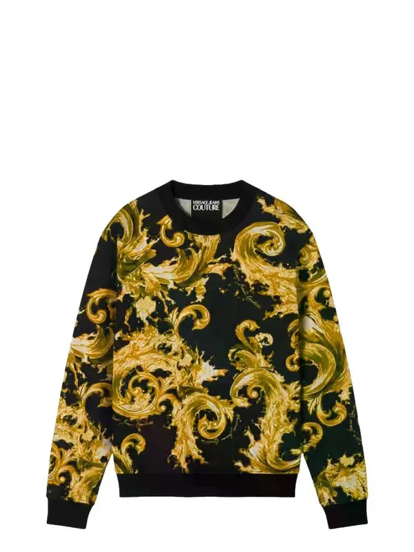 Versace Printed Sweatshirt - Black