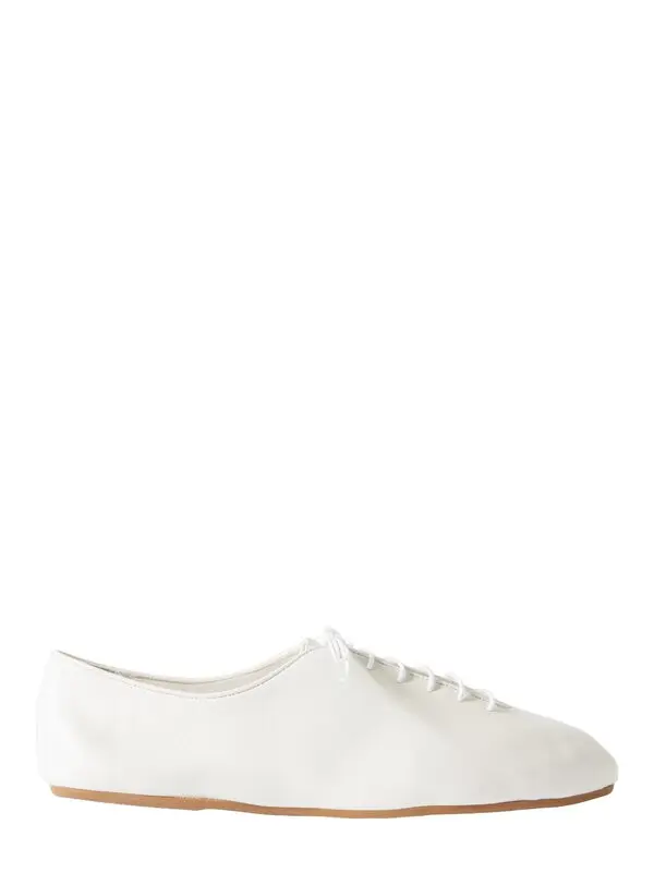 JAMIE HALLER The Jazz Slipper Leather Brogues - Neutrals