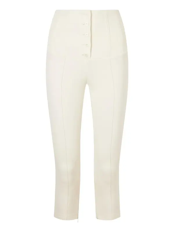 Jacquemus Arlesien Stretch-crepe Skinny Pants - Neutrals
