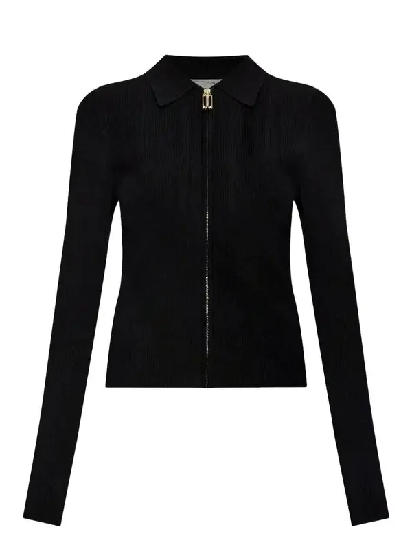 Victoria Beckham Zip Cardigan - Black