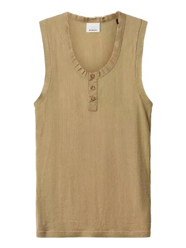 MARANT Denice Ribbed Tank Top - Neutrals