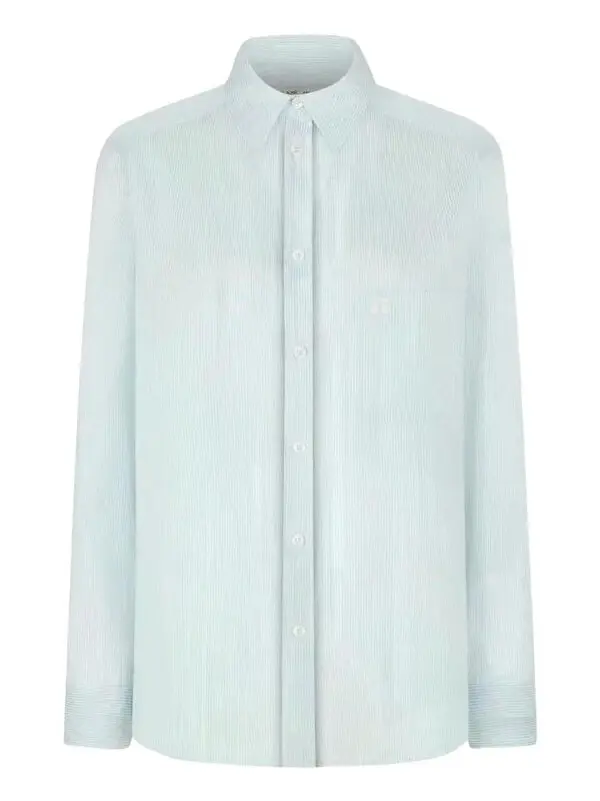 BLAZÉ MILANO Anabas Pinstripe Shirt - Blue