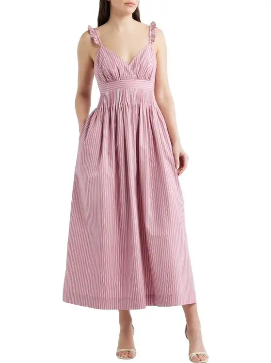 Parker Cotton Maxi Sundress - Foxglove