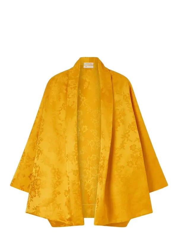 COLLEEN ALLEN Velvet Cloak - Yellow