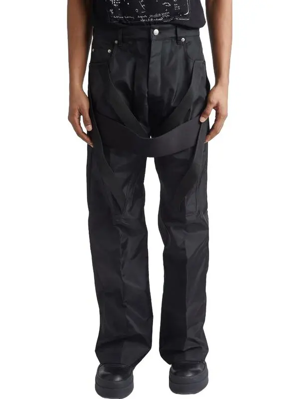 Rick Owens Megastrapped Geth Pants - Black