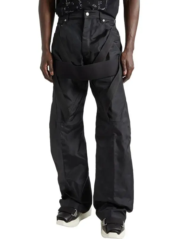 Rick Owens Megastrapped Geth Pants - Black