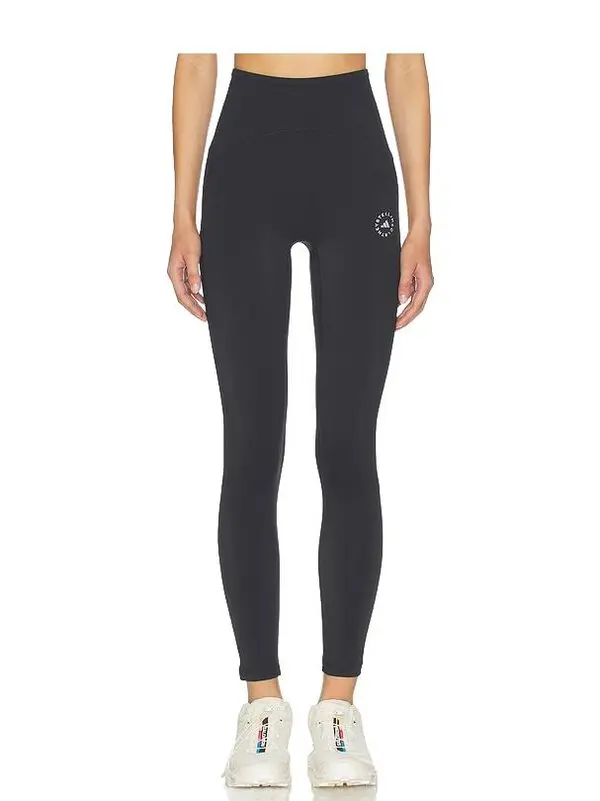 Adidas By Stella McCartney Studio Ruched Leggings - Black