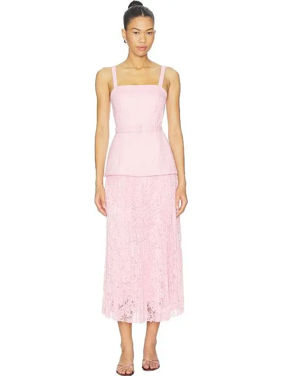 Astr The Label Caitlin Dress - Pink