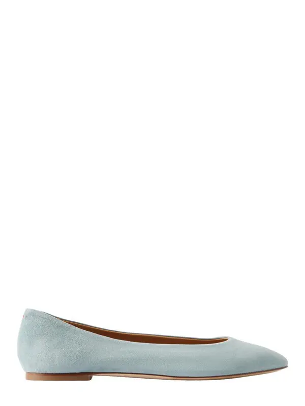 AeydĒ Ellie Suede Ballet Flats - Blue