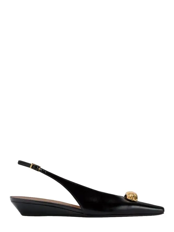 GIUSEPPE ZANOTTI Virginia Slingback Ballet Flats - Black