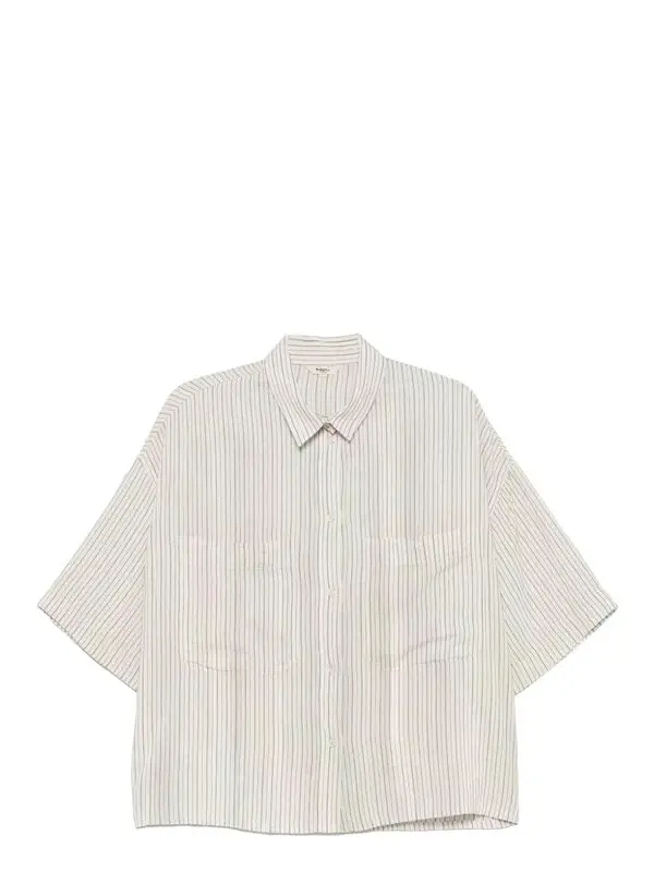 Barena Venezia Striped Pocket Shirt - Neutrals