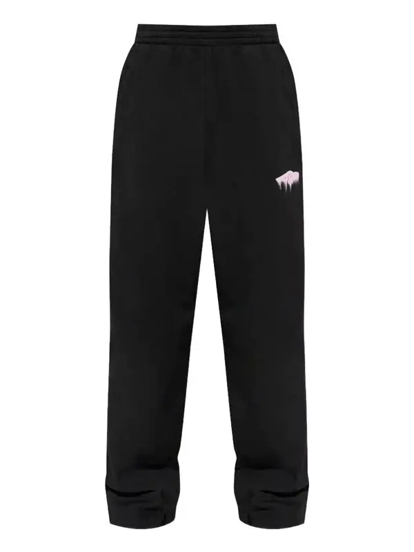 Balenciaga Graphic Trousers - Black