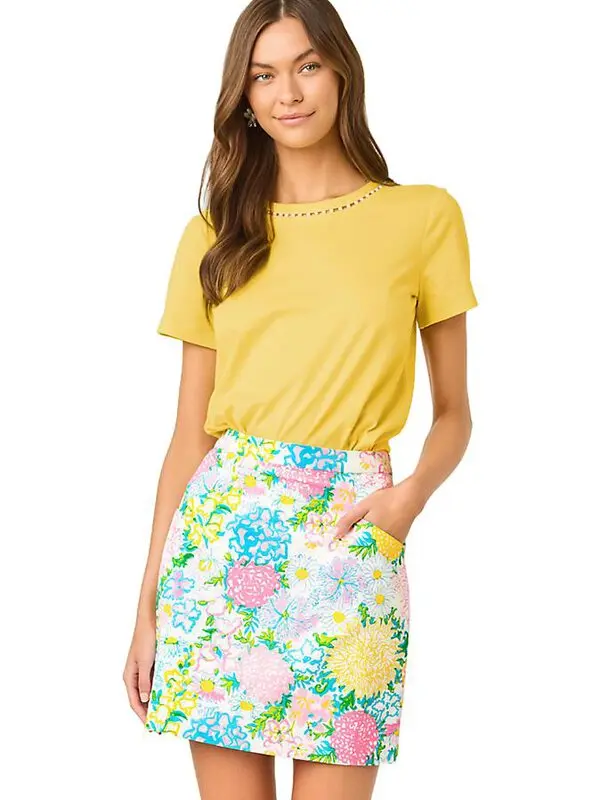 LILLY PULITZER Colman Mini Skirt - Multi Lilly Garden