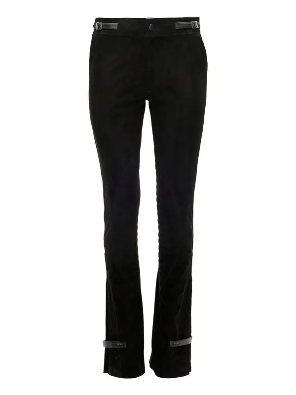 CURATORIA Salar Leather Pants - Black