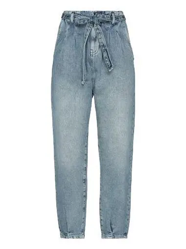 Patrizia Pepe Cotton Tapered Jeans - Blue