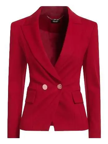 LIU •JO Double-breasted Blazer - Red