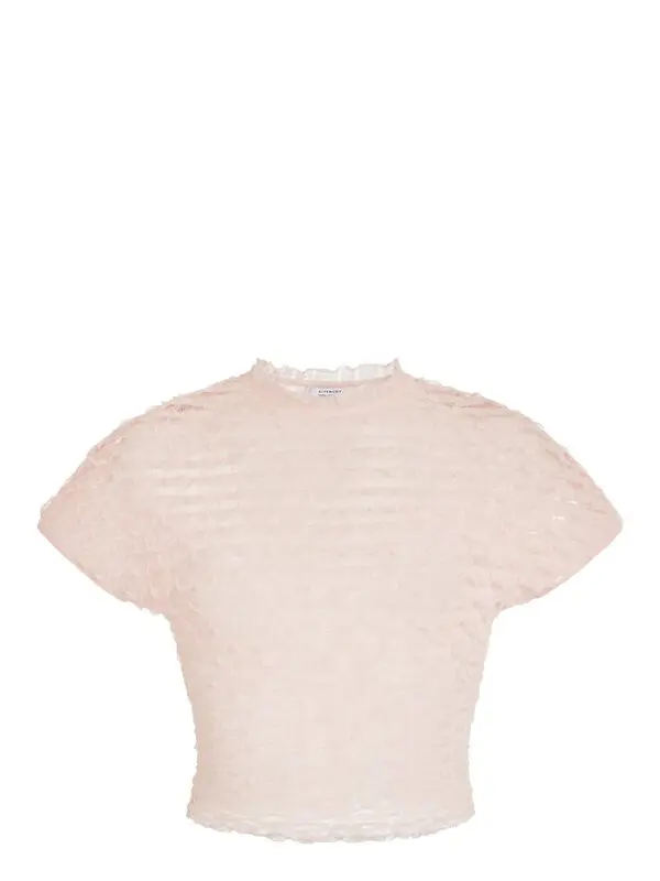 Givenchy Knit Crop Top - Light Pink