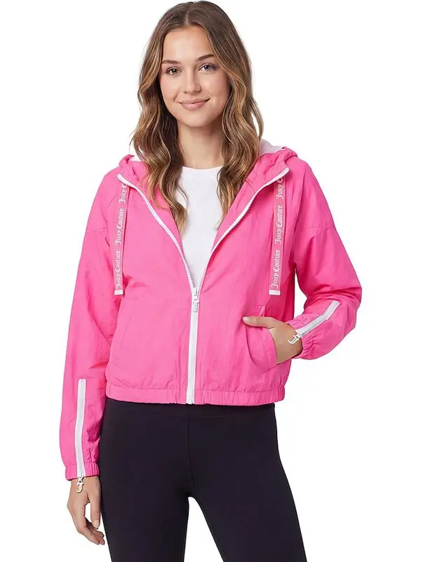 Juicy Couture Windbreaker Zip-up Jacket - Sugar Plum