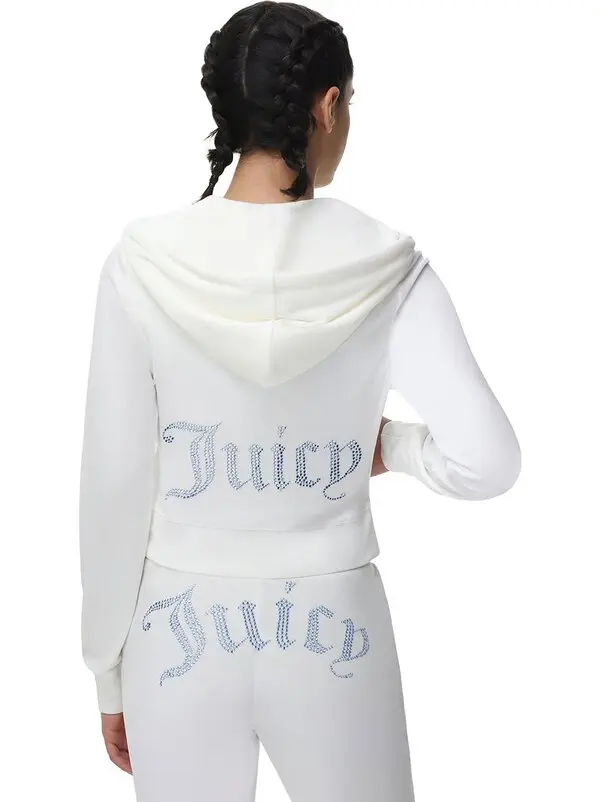 Juicy Couture Customizable Velour Hoodie - Angel