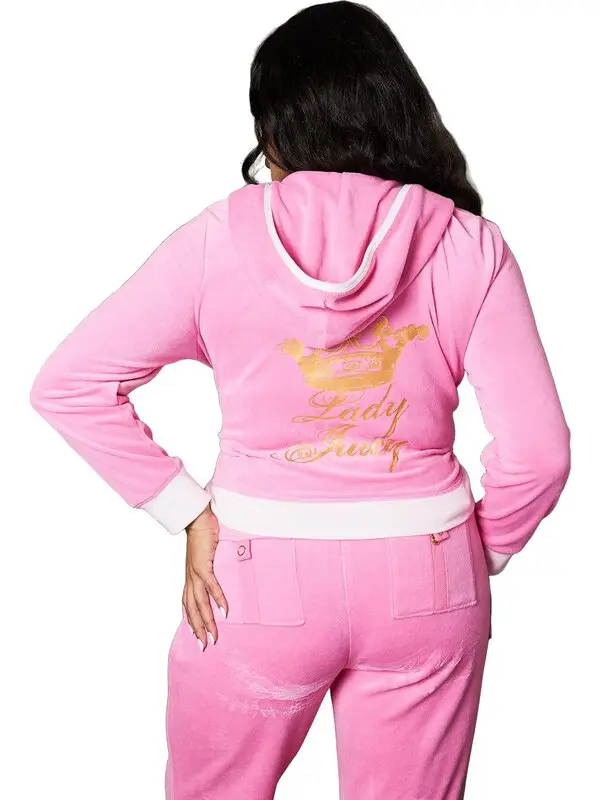 Juicy Couture Hollywood Heritage Hoodie - Hot Hot