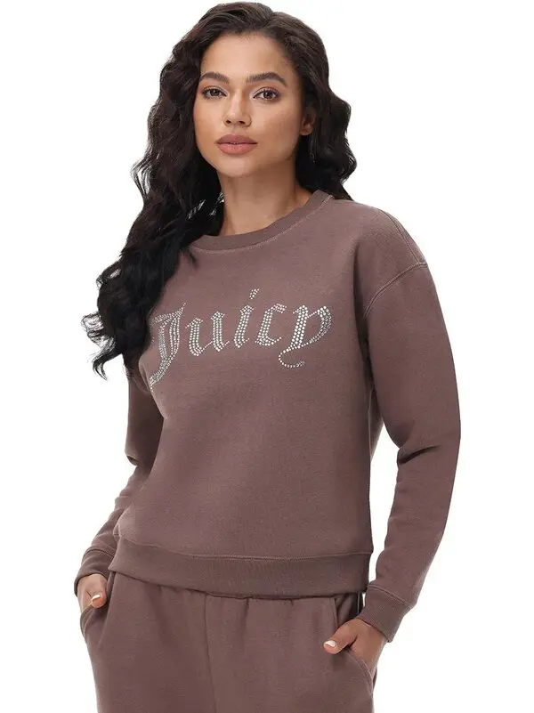Juicy Couture Fleece Crewneck Pullover - Pewter