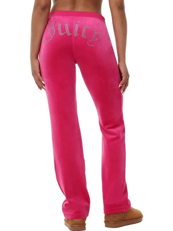 Juicy Couture Velour Track Pants - Free Love