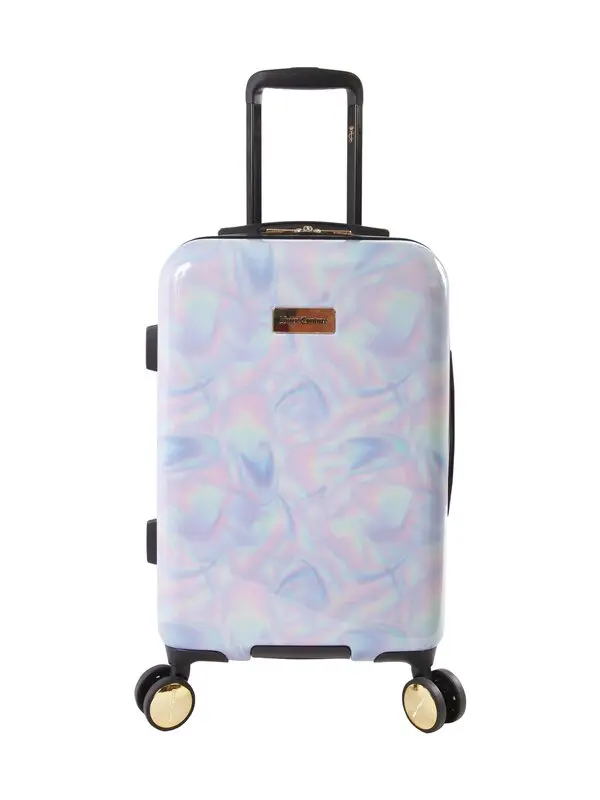 Juicy Couture Hardside Carry-on Spinner Luggage - Holographic