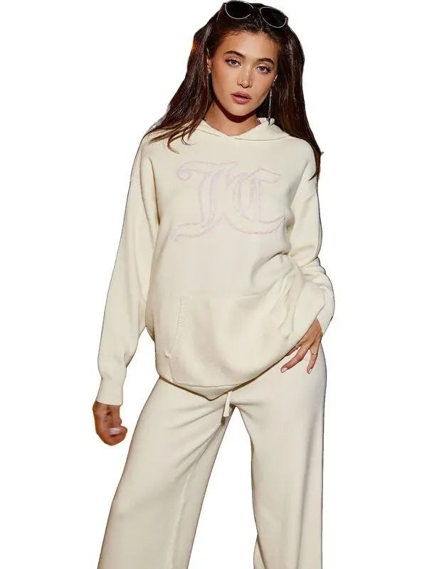 Juicy Couture Embroidered Oversized Hoodie - Angel