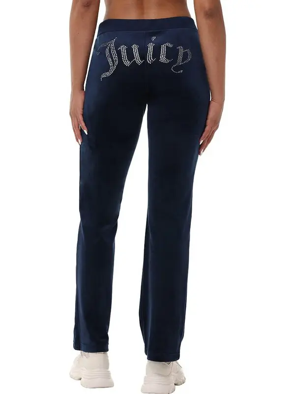 Juicy Couture Velour Track Pants - Regal Blue