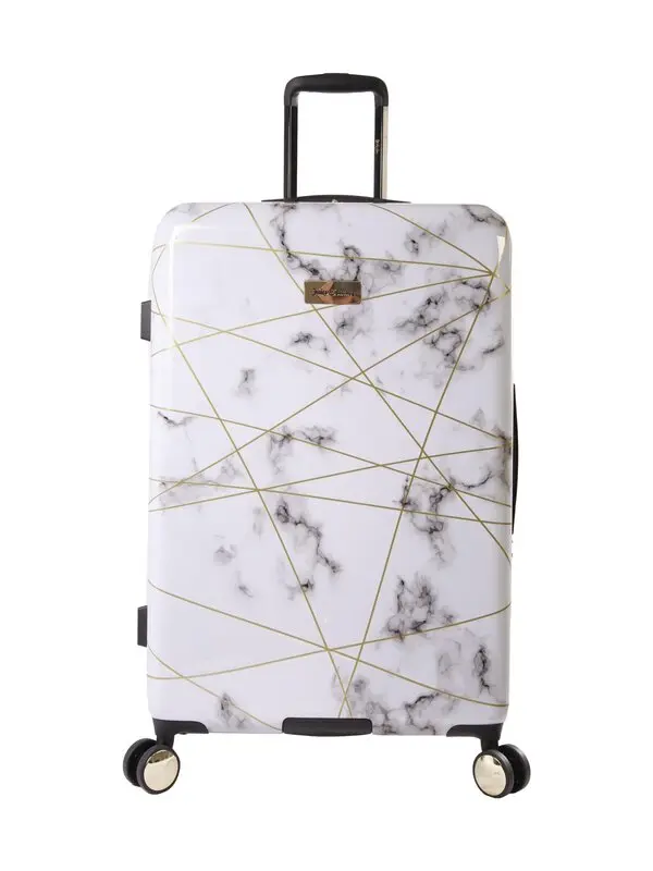 Juicy Couture Hardside Spinner Luggage - Marble Web