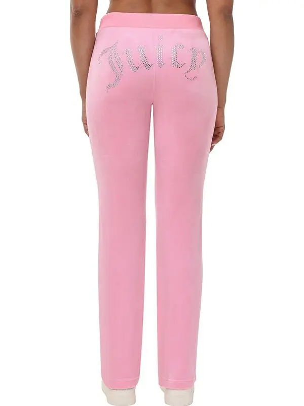 Juicy Couture Velour Track Pants - Heritage Pink