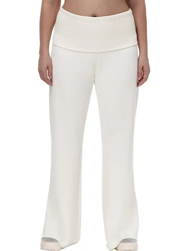 Juicy Couture Plus-size Knit Flare Pants - Angel