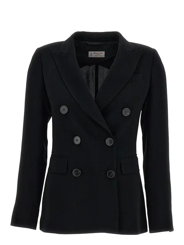 Alberto Biani Double-breasted Jacket - Black