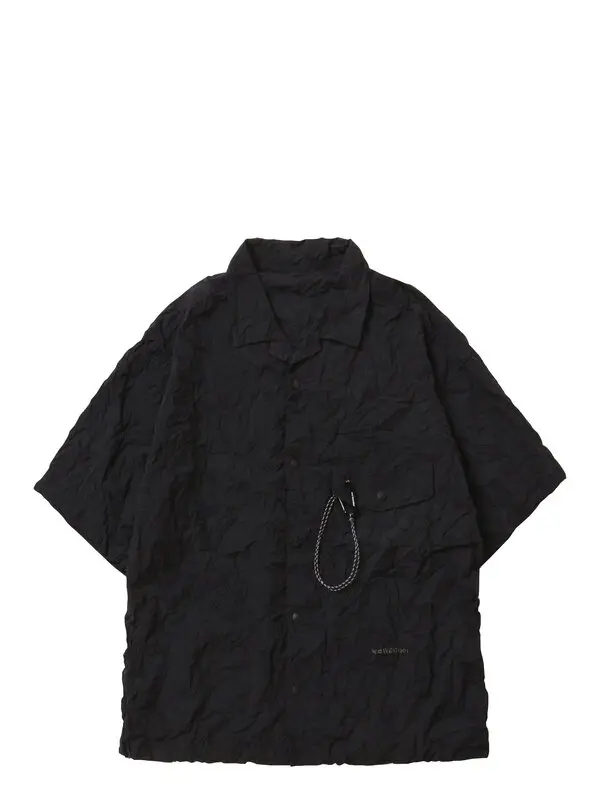 AND WANDER Camicia Maniche Corte - Nero