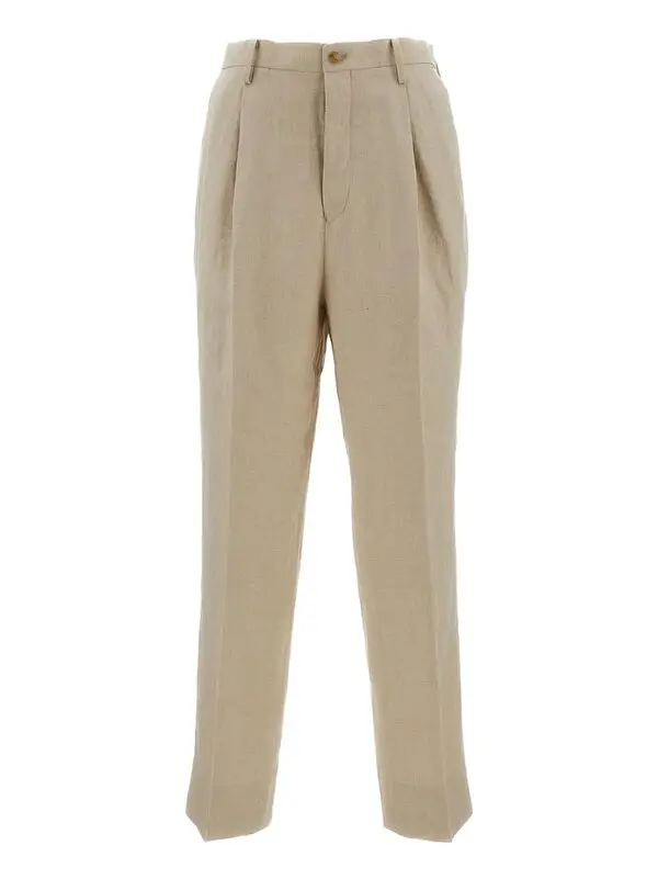 KAPTAIN SUNSHINE Straight-leg Trousers - Beige