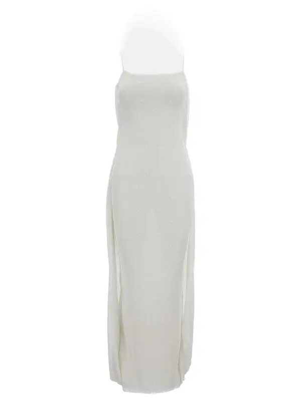 Jacquemus Plumetis Jersey Dress - White