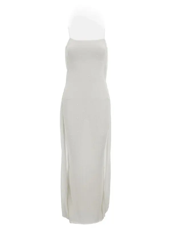 Jacquemus Plumetis Jersey Dress - White