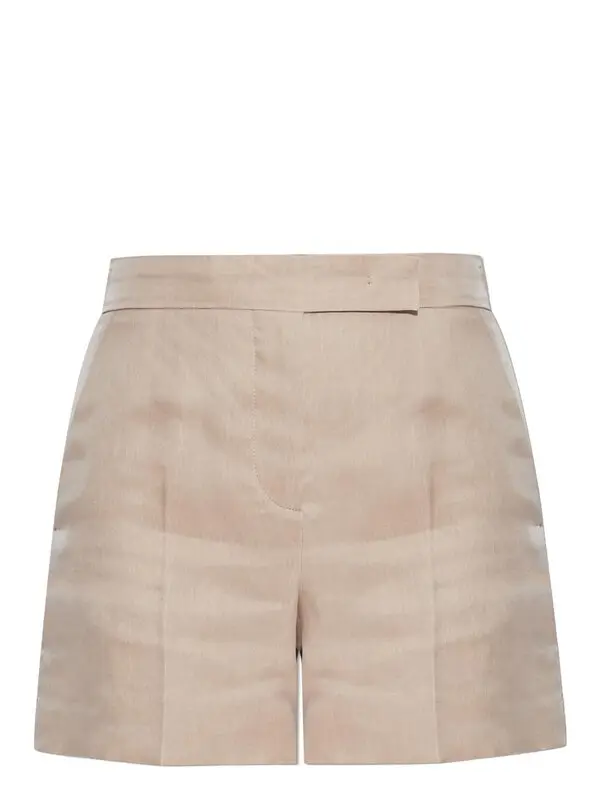 Max Mara Aerosi Silk Shorts - Beige