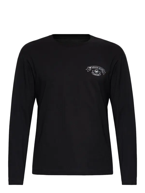 Emporio Armani Long Sleeve T-shirt - Black