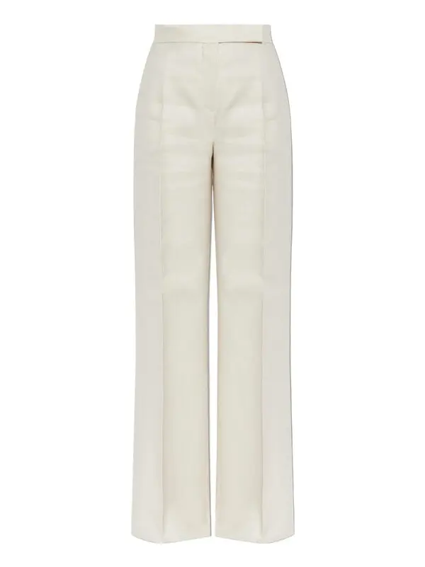 Max Mara Linen Trousers - Cream